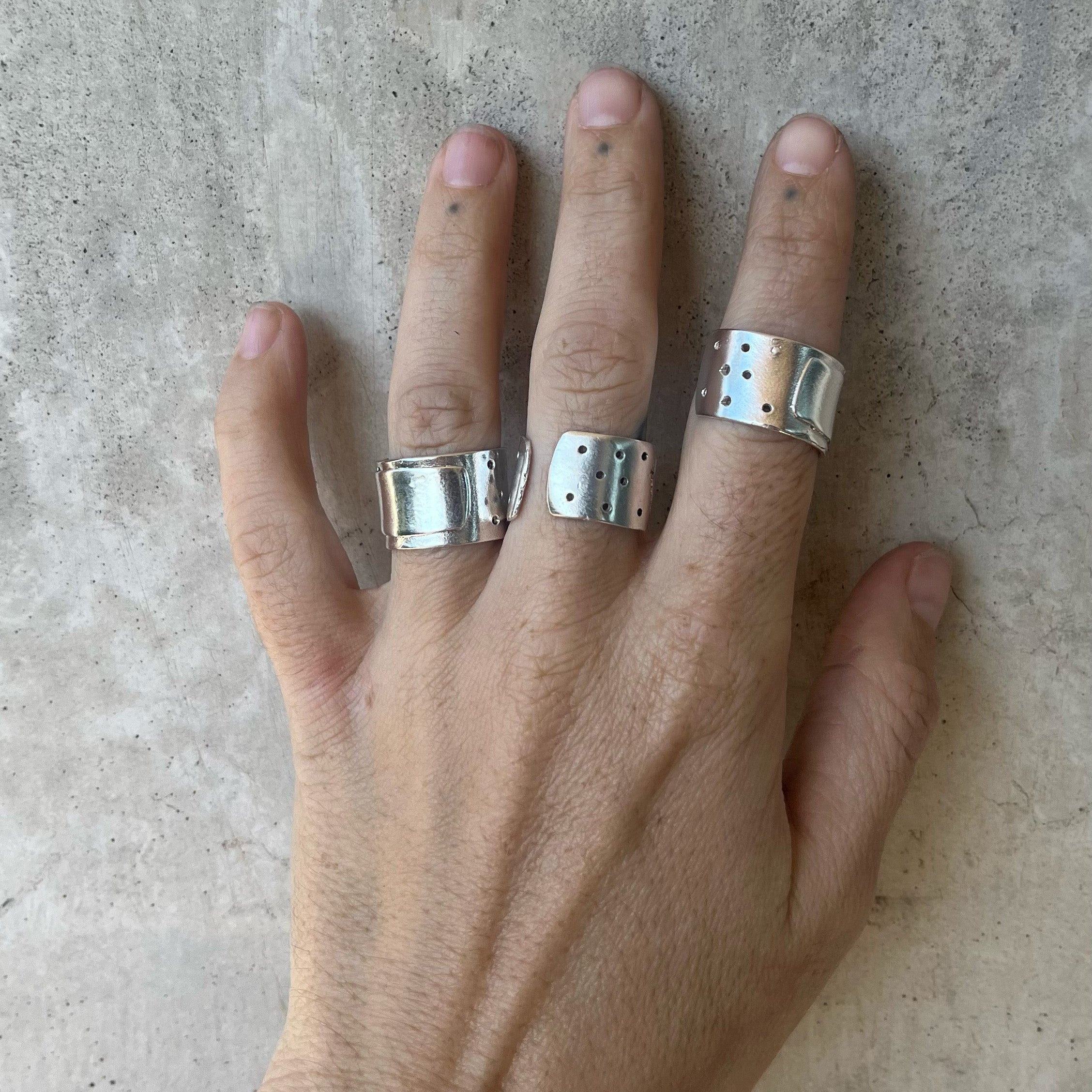 Silver Band Aid Ring – ap0cene