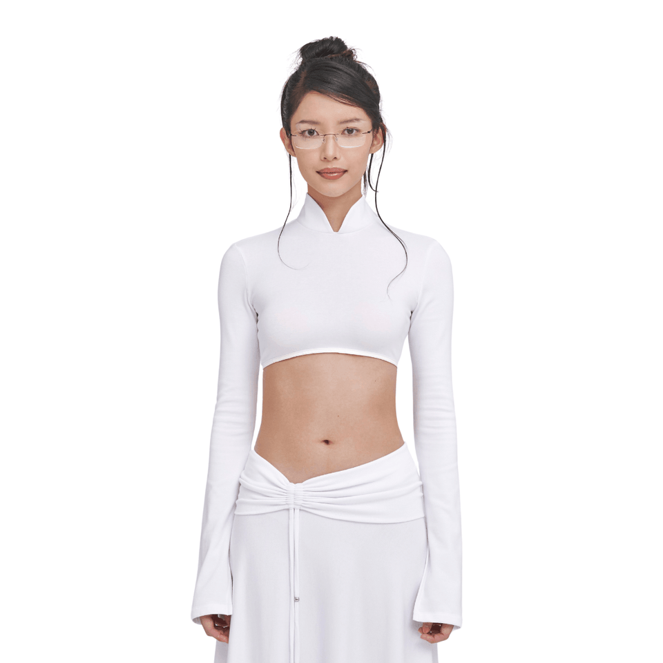 Moxie Cropped Qipao – ap0cene