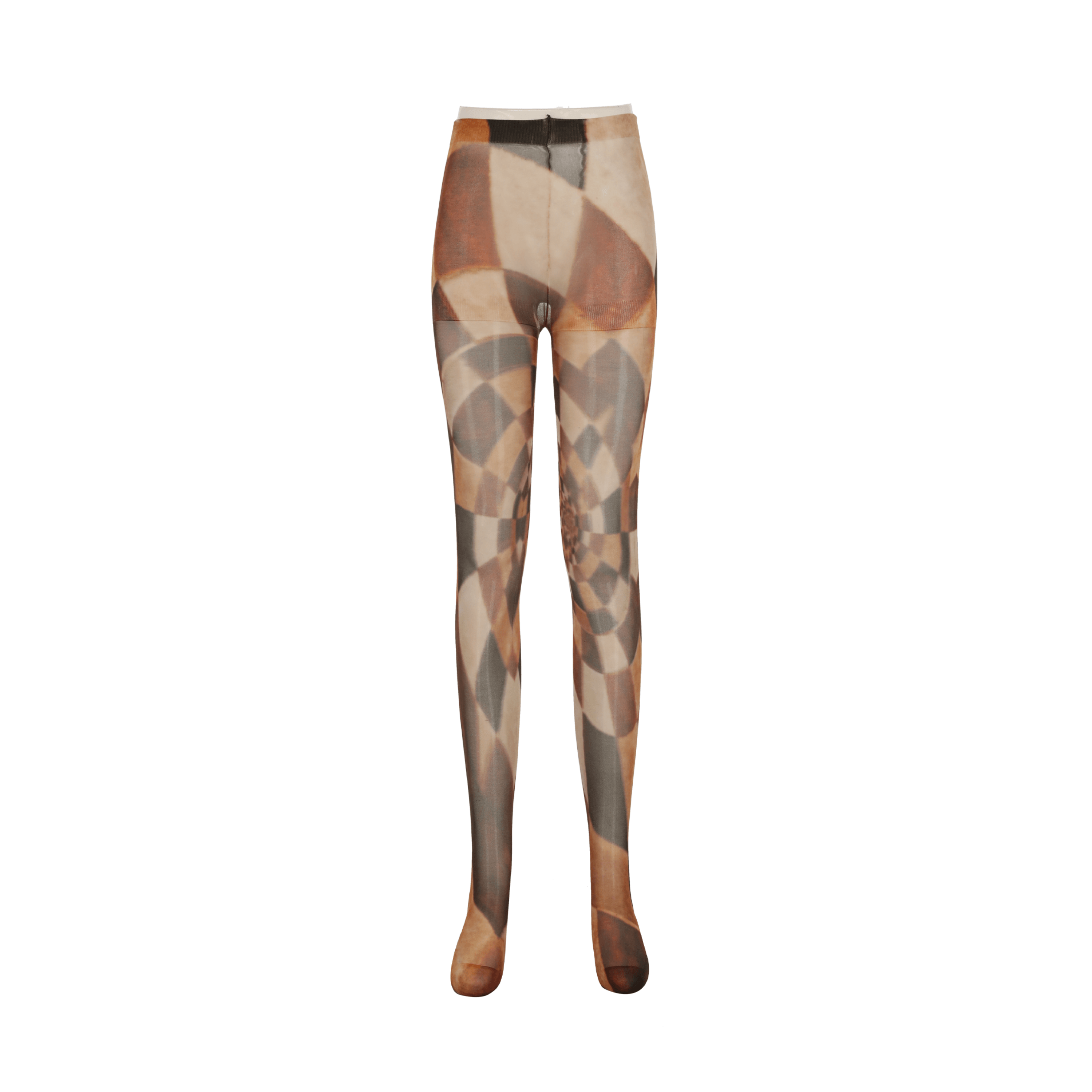 Swirl Check Tights – ap0cene