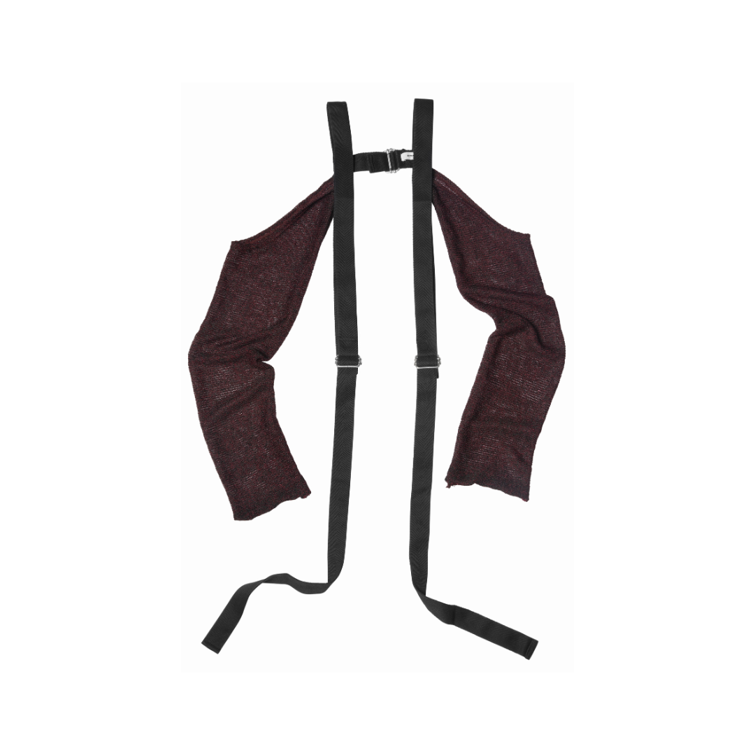 Burgundy Knit Sleeve Harness – ap0cene