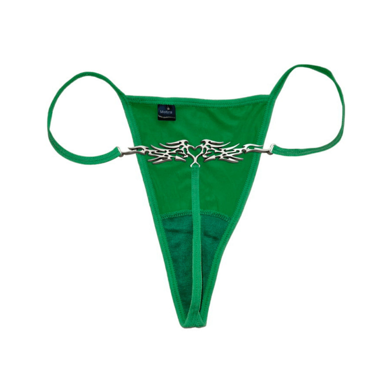Green Heart Tattoo Thong – ap0cene