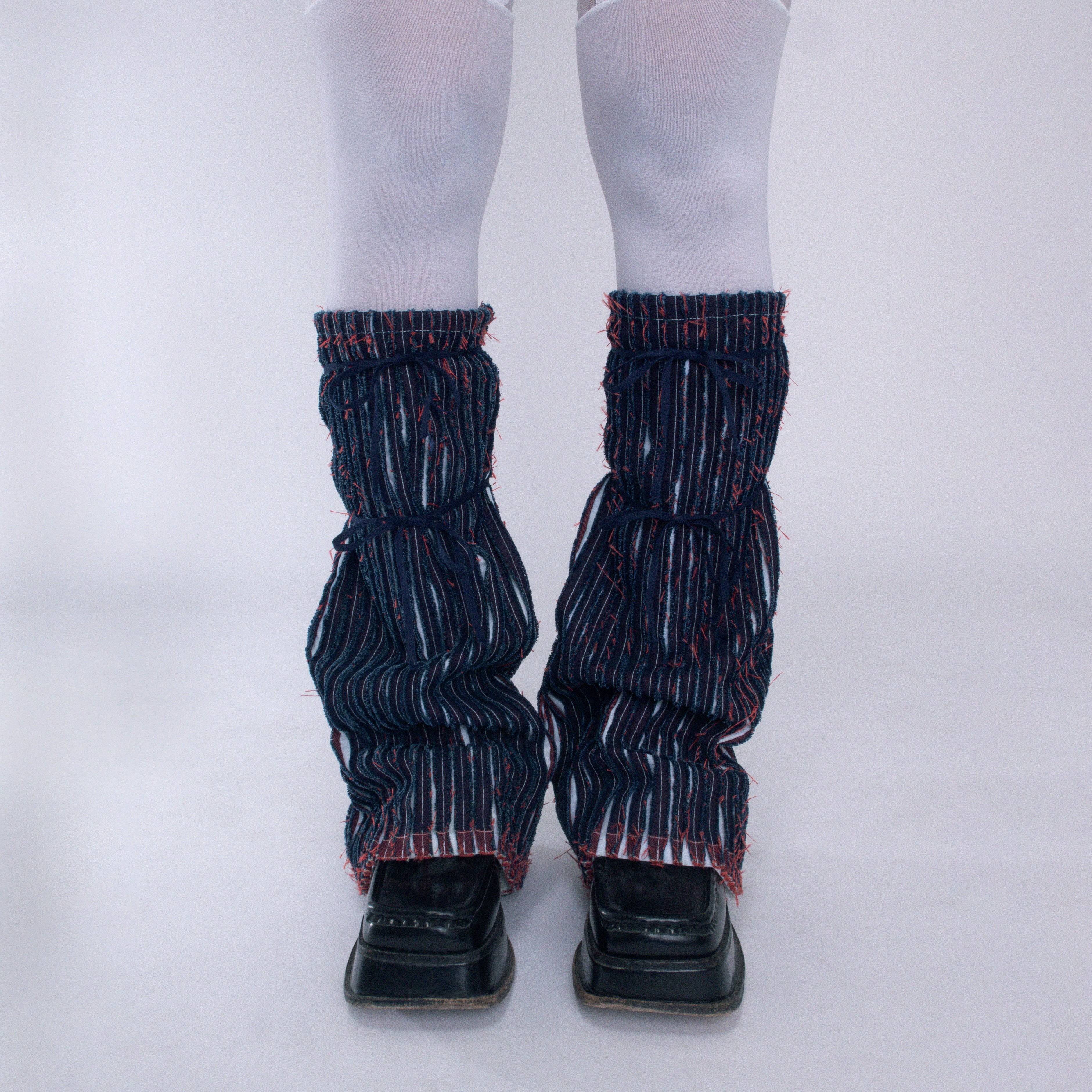 Slash Leg Warmers - Blue – ap0cene